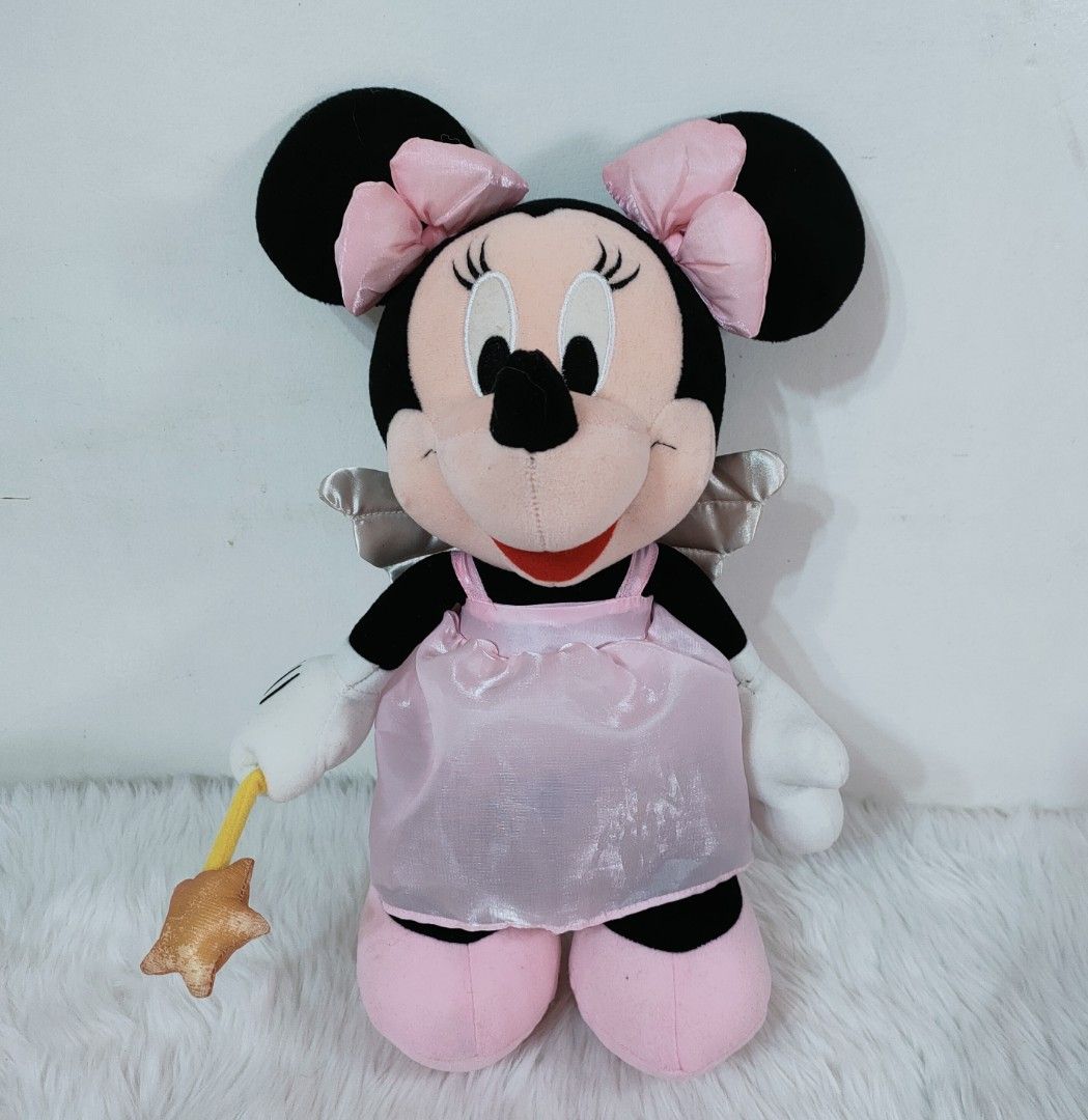 Minnie Mouse Pink Angel Plush, Hobbies & Toys, Toys & Games on Carousell