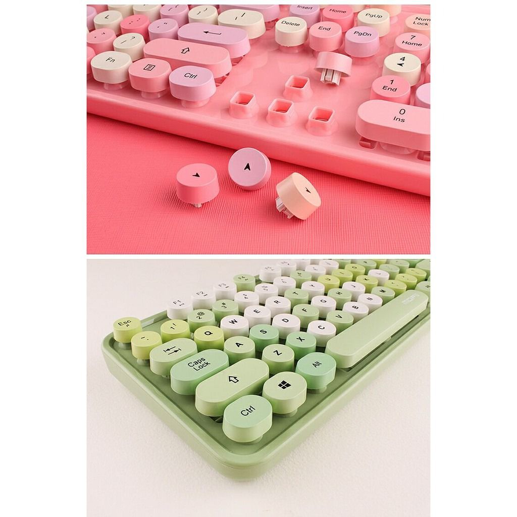 MOFII 2.4G USB wireless candy dot color wireless girl lipstick axial ...