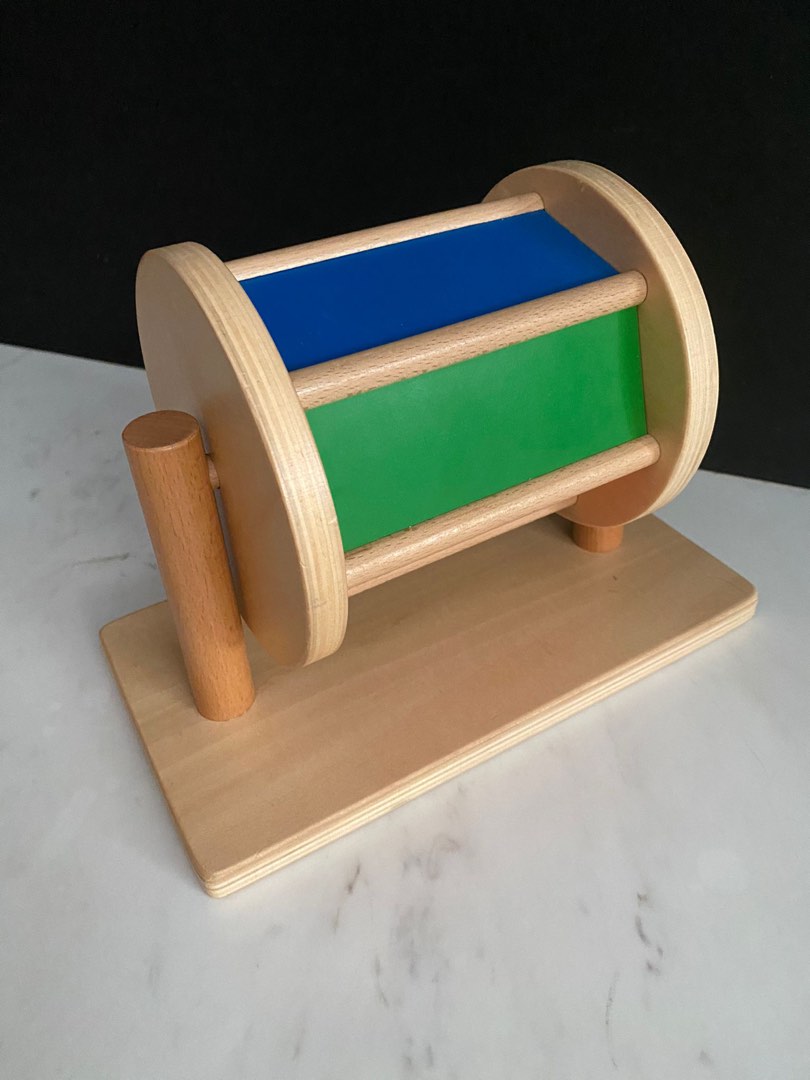 Montessori Spinning Drum, Hobbies & Toys, Toys & Games on Carousell