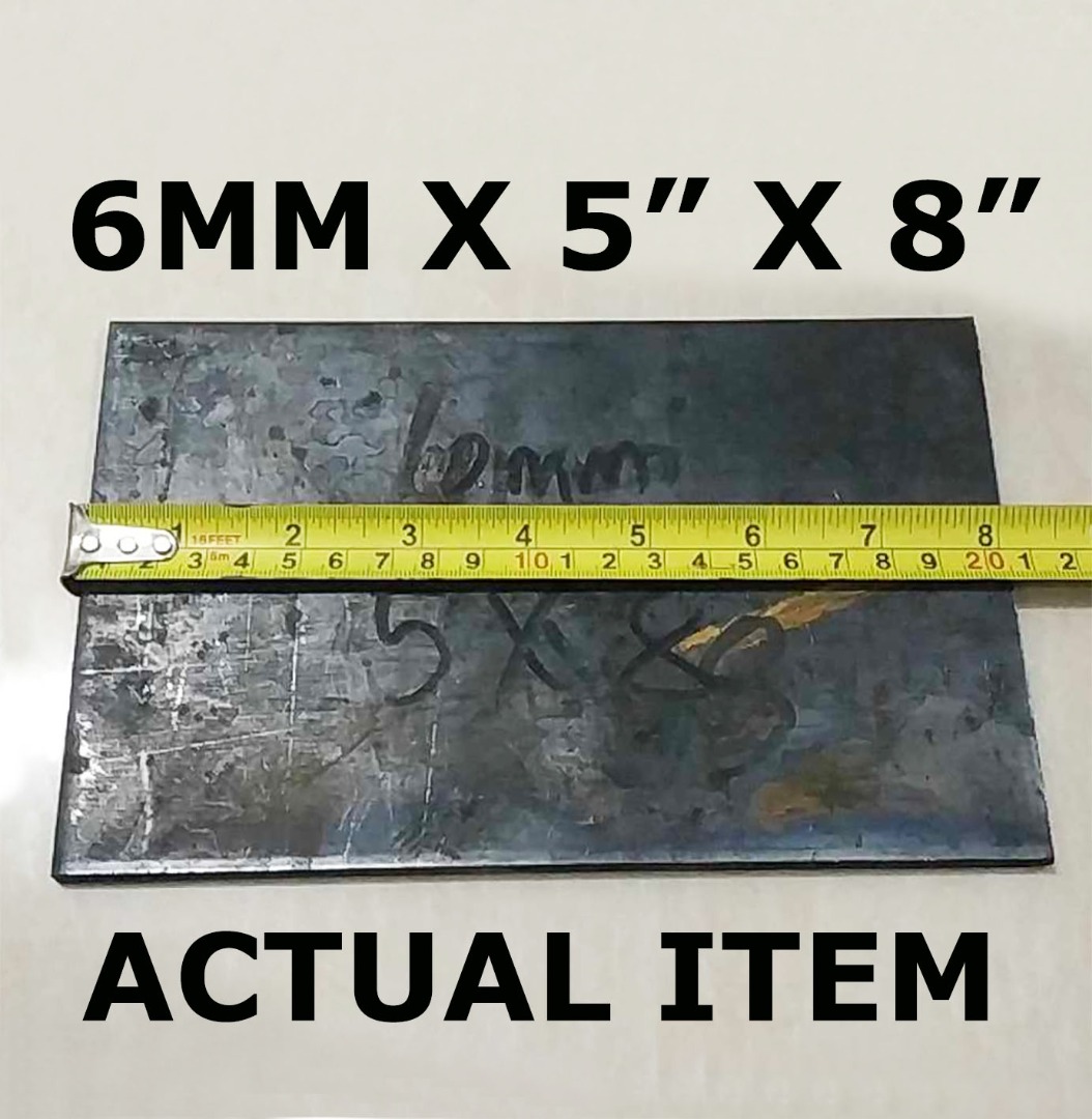 MS BASE PLATE 6MM X 5" X 8" MILD STEEL ...
