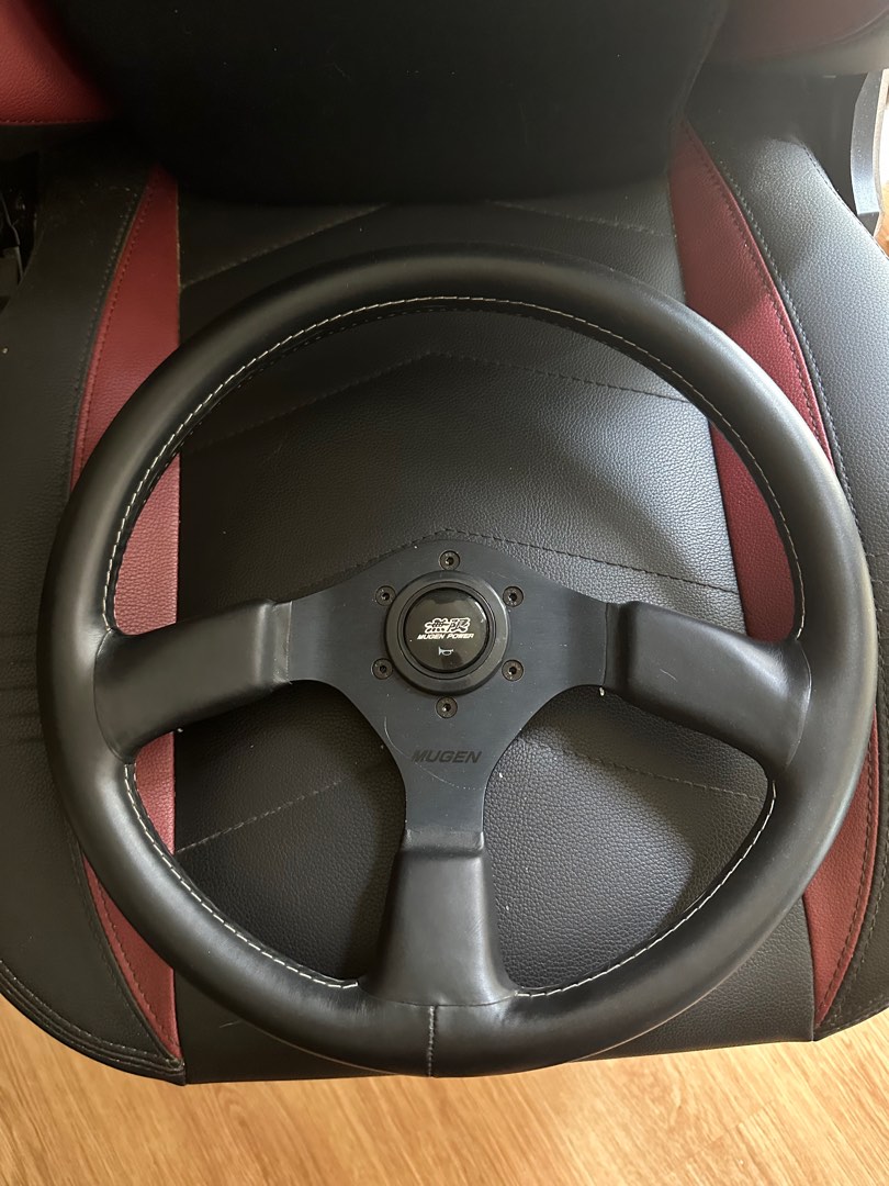 Mugen SW4 Steering wheel, Car Accessories, Accessories on Carousell