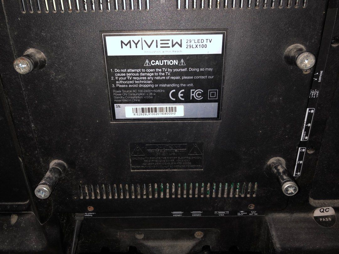 MyView LED Tv (29inch), TV & Home Appliances, TV & Entertainment, TV on ...