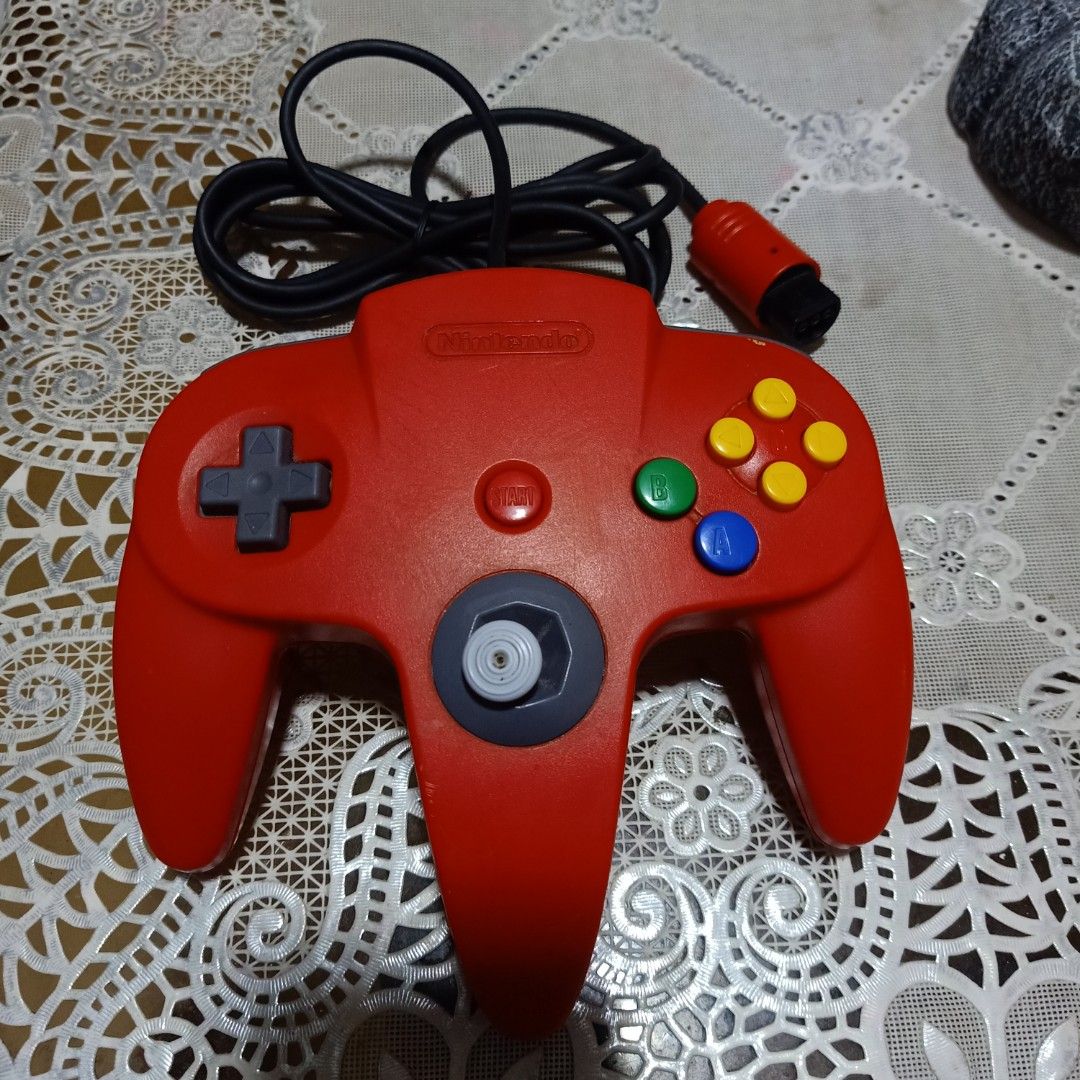 N64 controler red, Video Gaming, Gaming Accessories, Controllers on ...