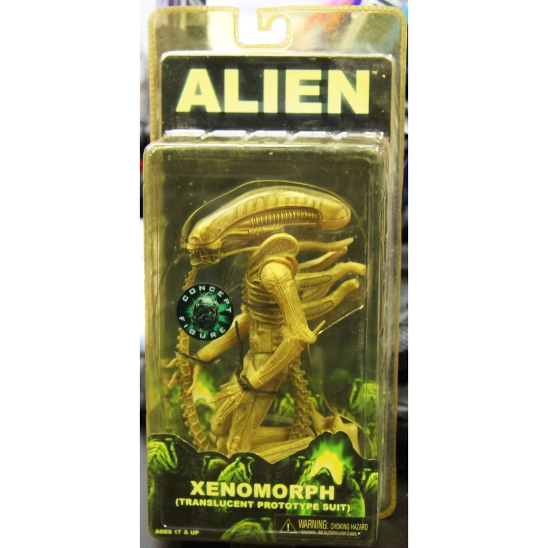 NECA Alien Xenomorph Translucent Prototype Suit 7" Action Figure Aliens ...