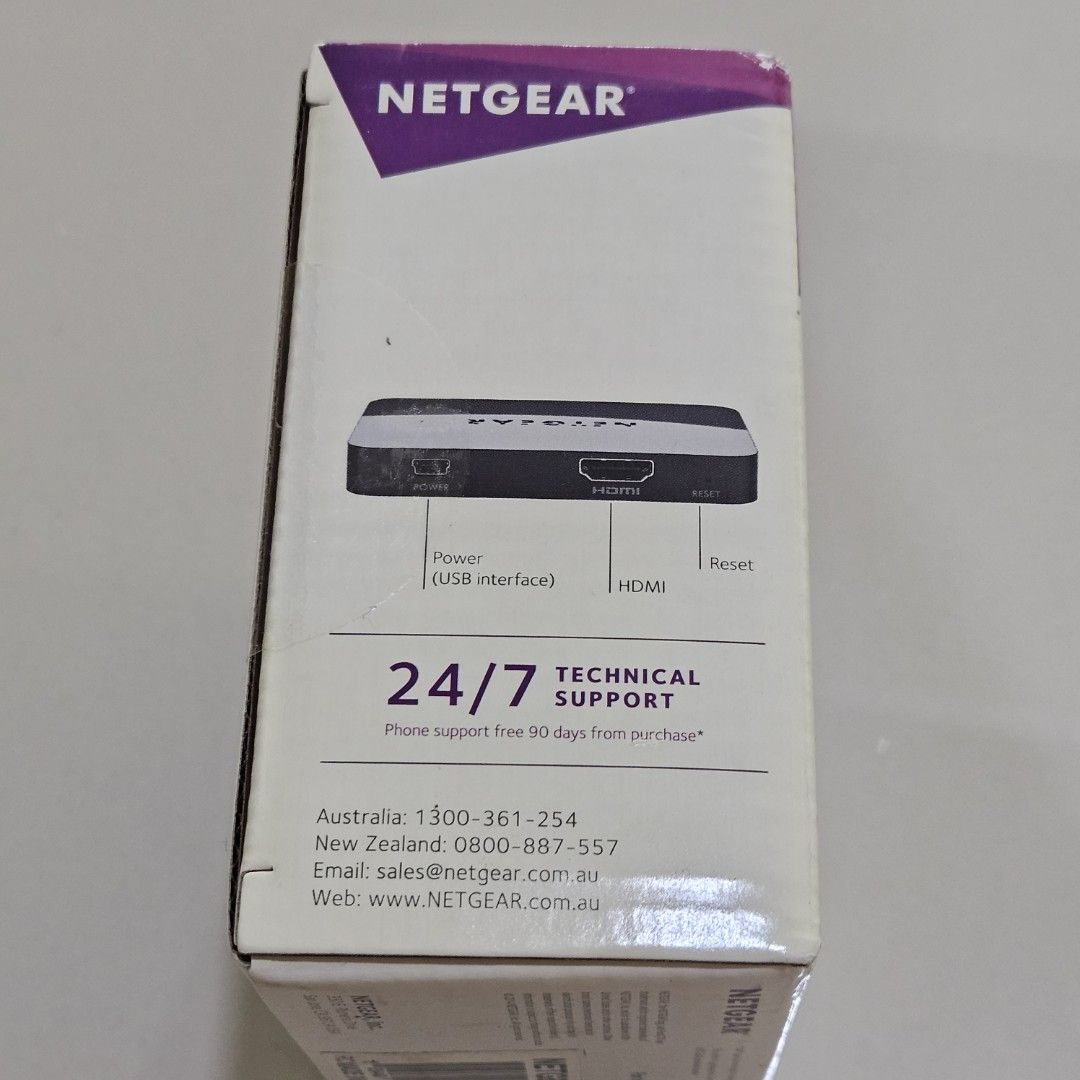 NETGEAR Push2TV Wireless Display HDMI Adapter with Miracast (PTV3000), TV & Home Appliances, TV ...