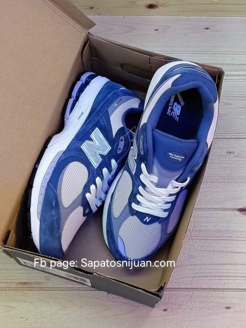 New balance 2002r blue grey, Men's Fashion, Footwear, Sneakers on Carousell
