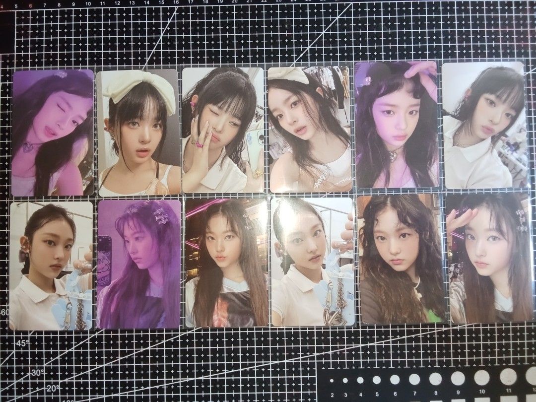 Newjeans Hanni and Haerin Get Up Weverse Line Friends Photocards Set ...