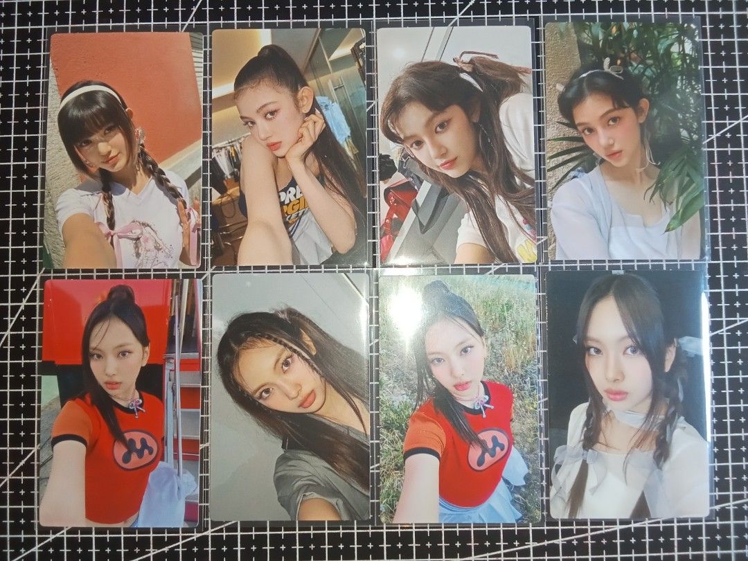 Newjeans Hanni and Haerin Get Up Weverse Line Friends Photocards Set ...