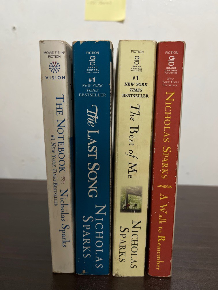 Nicholas Sparks book bundle, Hobbies & Toys, Books & Magazines, Fiction & Non-Fiction on Carousell