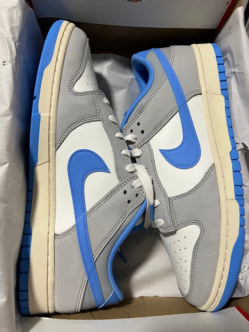 Nike Dunk Low UNC, Men's Fashion, Footwear, Sneakers on Carousell