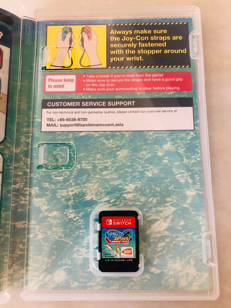 Nintendo switch Ace Angler Fishing game, Video Gaming, Video Games ...