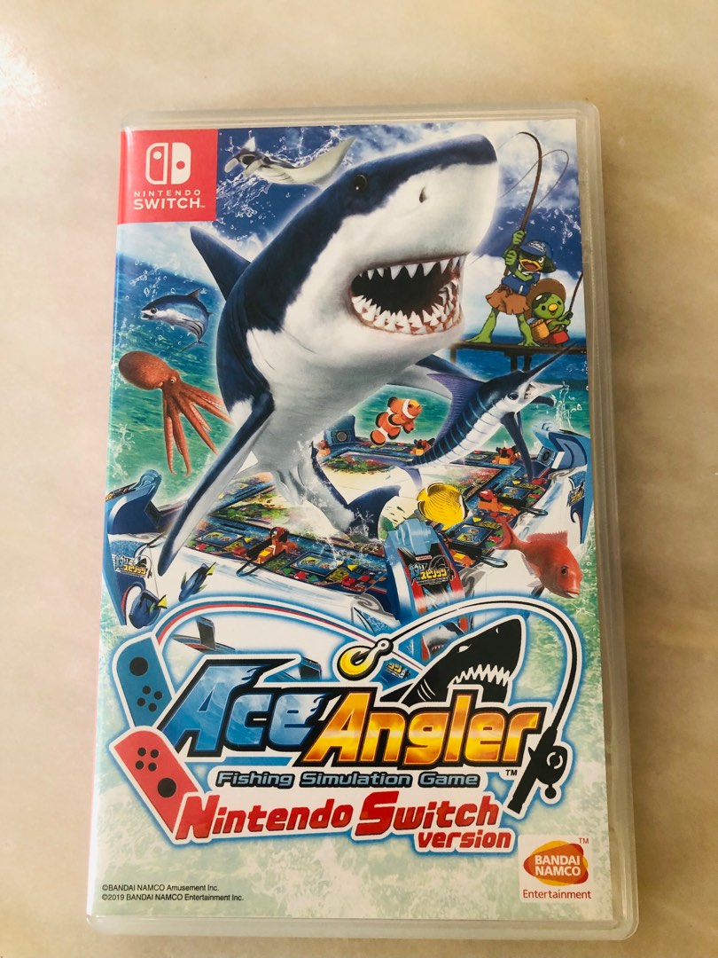 Nintendo switch Ace Angler Fishing game, Video Gaming, Video Games ...