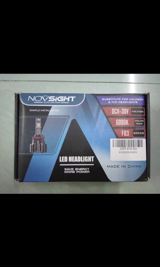NOVSIGHT DC11-30V, 6000K COLOR TEMP, F03 SERIES, Car Accessories ...