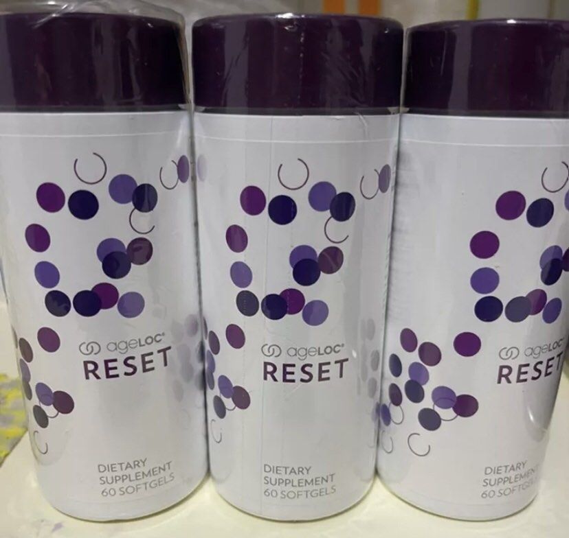 nuskin ageloc Reset (3 Bottles), Health & Nutrition, Health Supplements ...