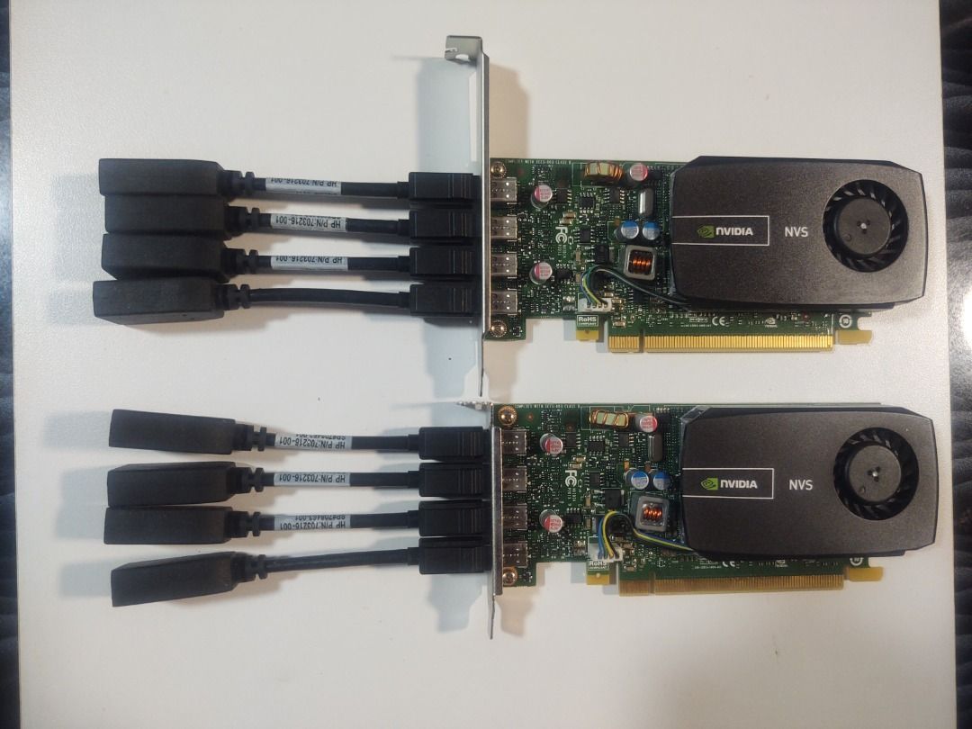NVIDIA NVS 510 for Quad D-Port Low Profile. 4K Output x4, Computers & Tech, Parts & Accessories ...