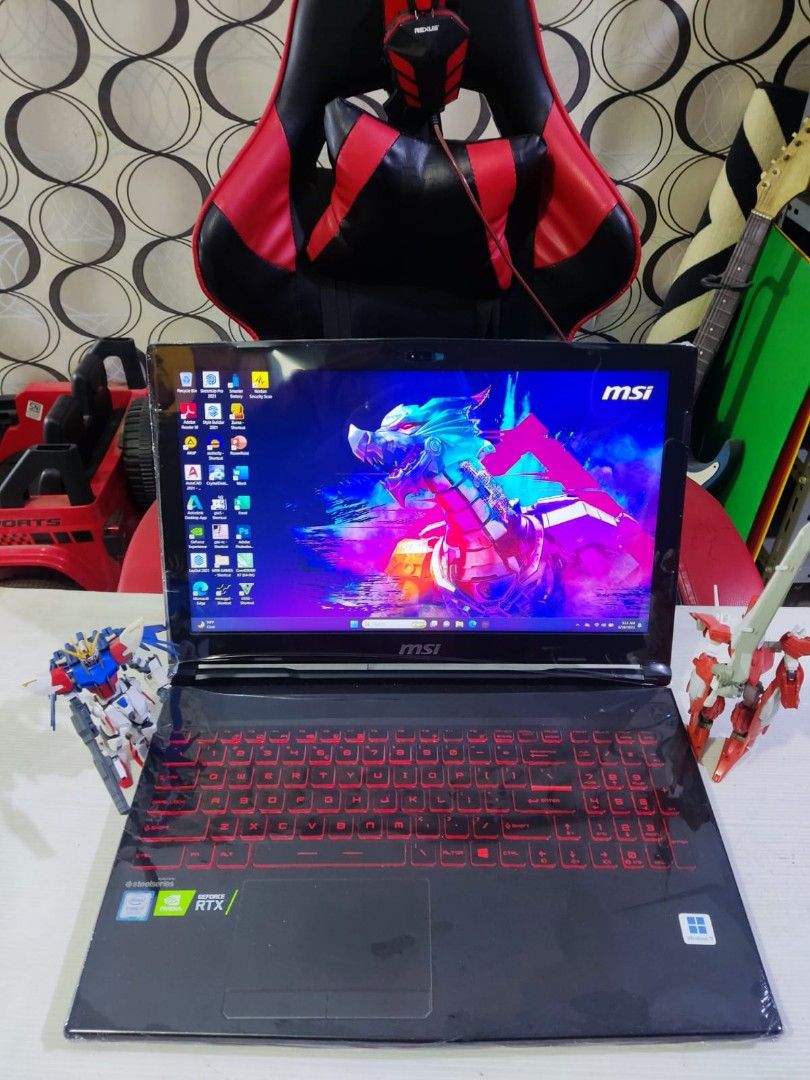 [NVIDIA RTX] Laptop Gaming MSI Dragon Series Core i7-8750 RAM 16GB/SSD ...