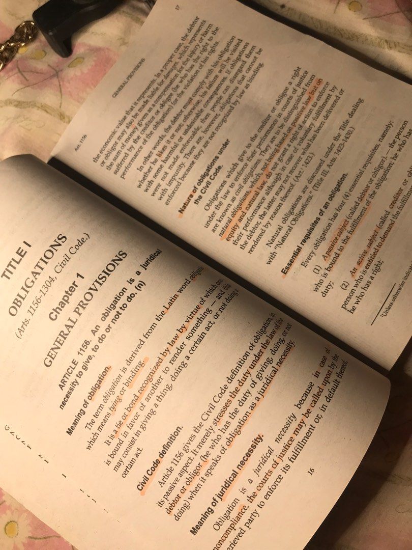 OBLICON: Law on obligation and Contracts, Hobbies & Toys, Books ...