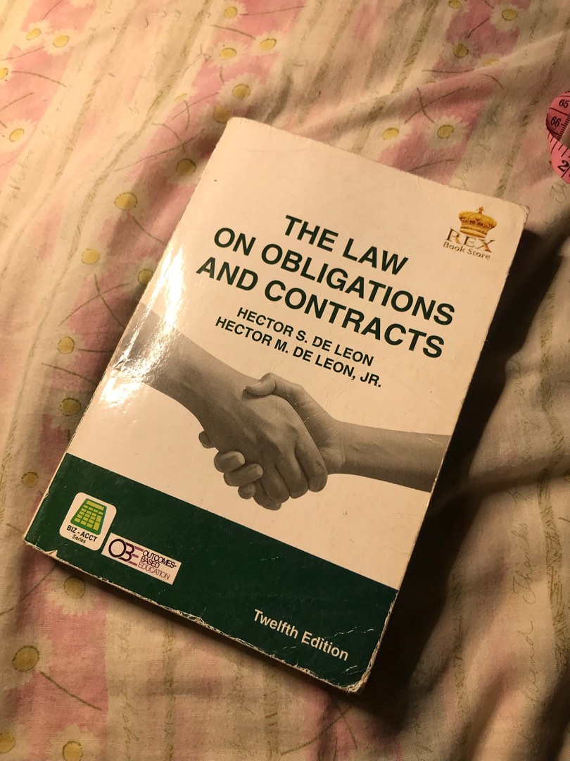 OBLICON: Law on obligation and Contracts, Hobbies & Toys, Books ...