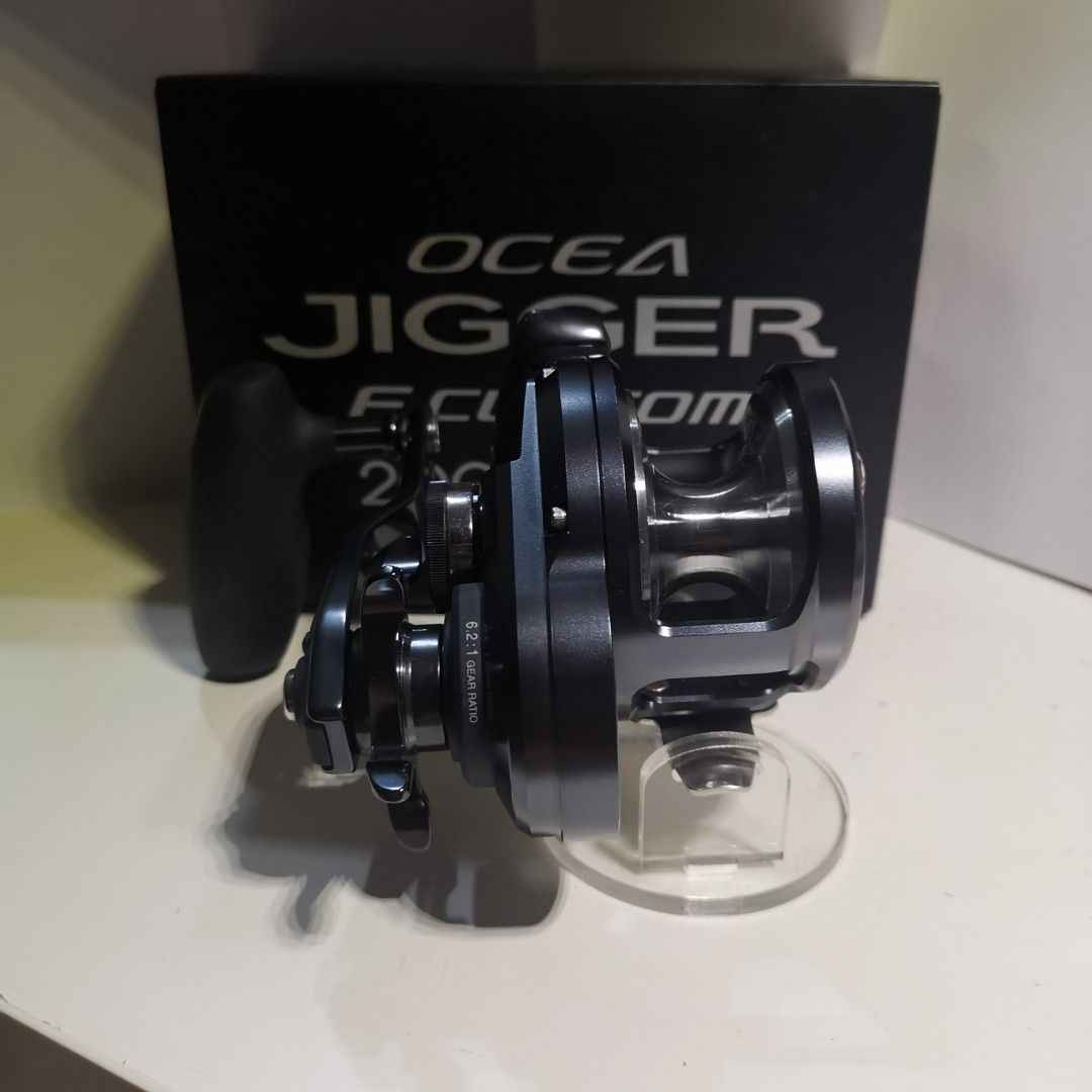 Shimano Ocea Jigger F Custom 2000NRHG Fishing reel, Sports Equipment ...