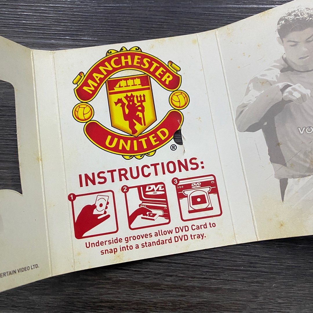 Official Manchester United DVD Card - Cristiano Ronaldo, Hobbies & Toys ...