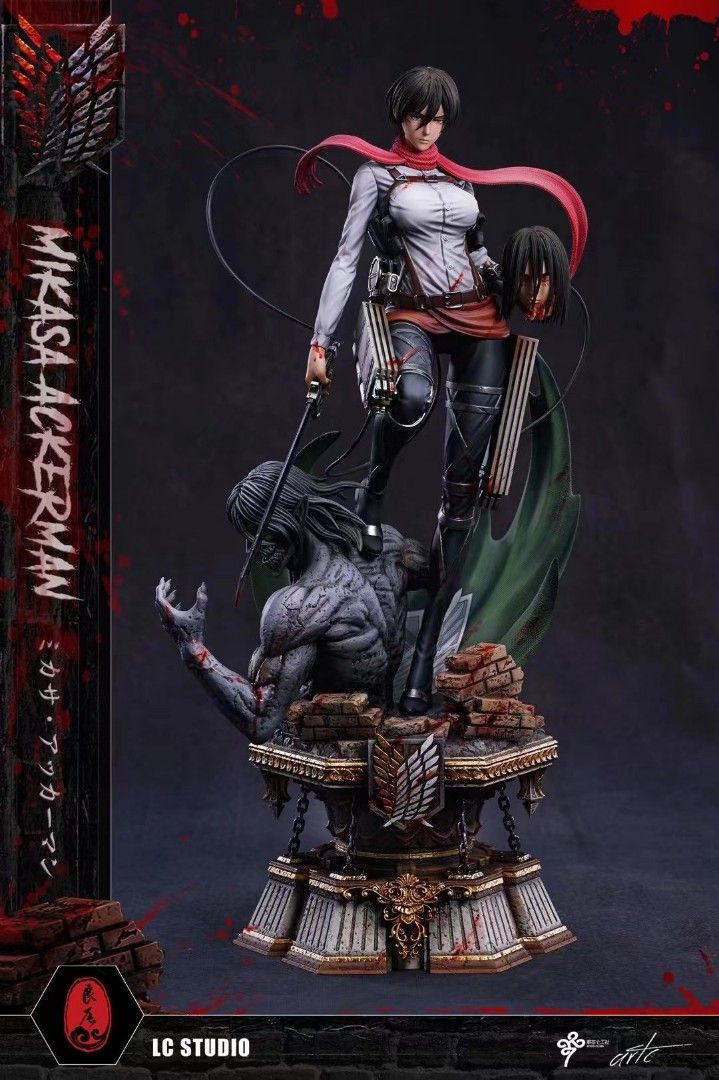 [Overseas Stock] Attack On Titan LC Studio Mikasa Ackerman DX Version ...