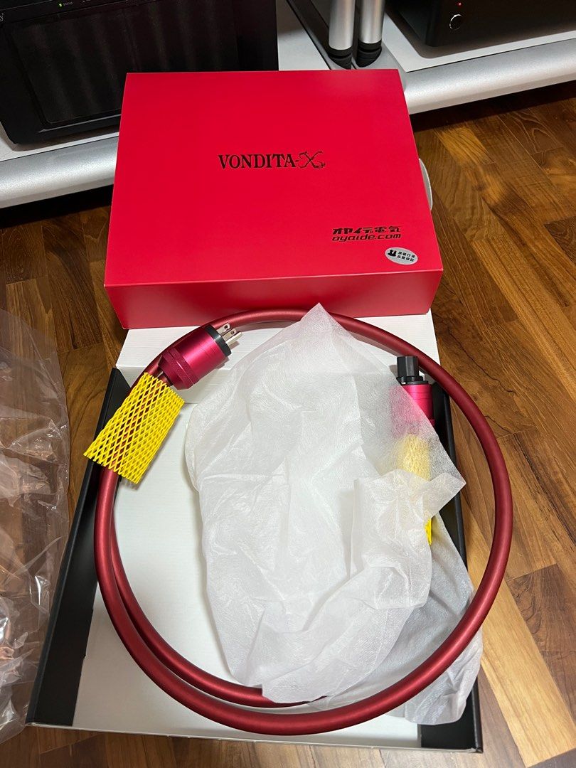 Oyaide VONDITA-X power cable power cord, Audio, Other Audio Equipment on Carousell