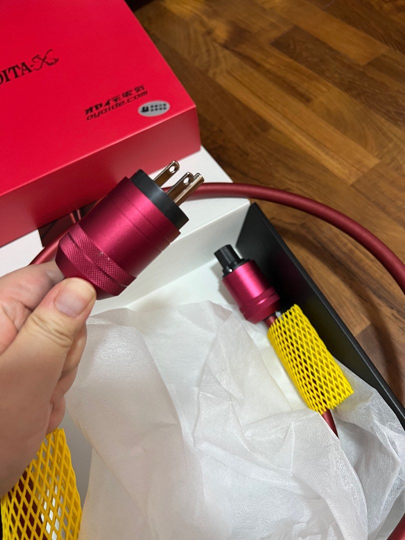 Oyaide VONDITA-X power cable power cord, Audio, Other Audio Equipment ...