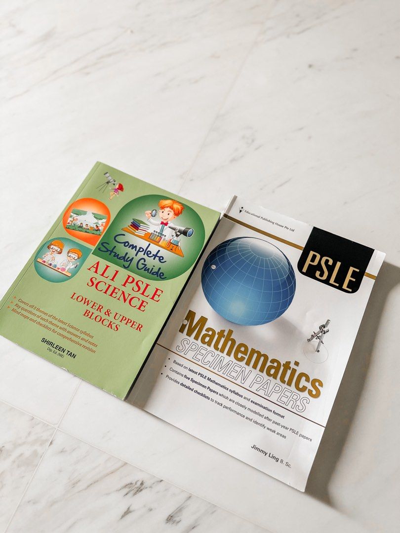 P6 PSLE Math & Science Assesment Guide Book, Hobbies & Toys, Books ...