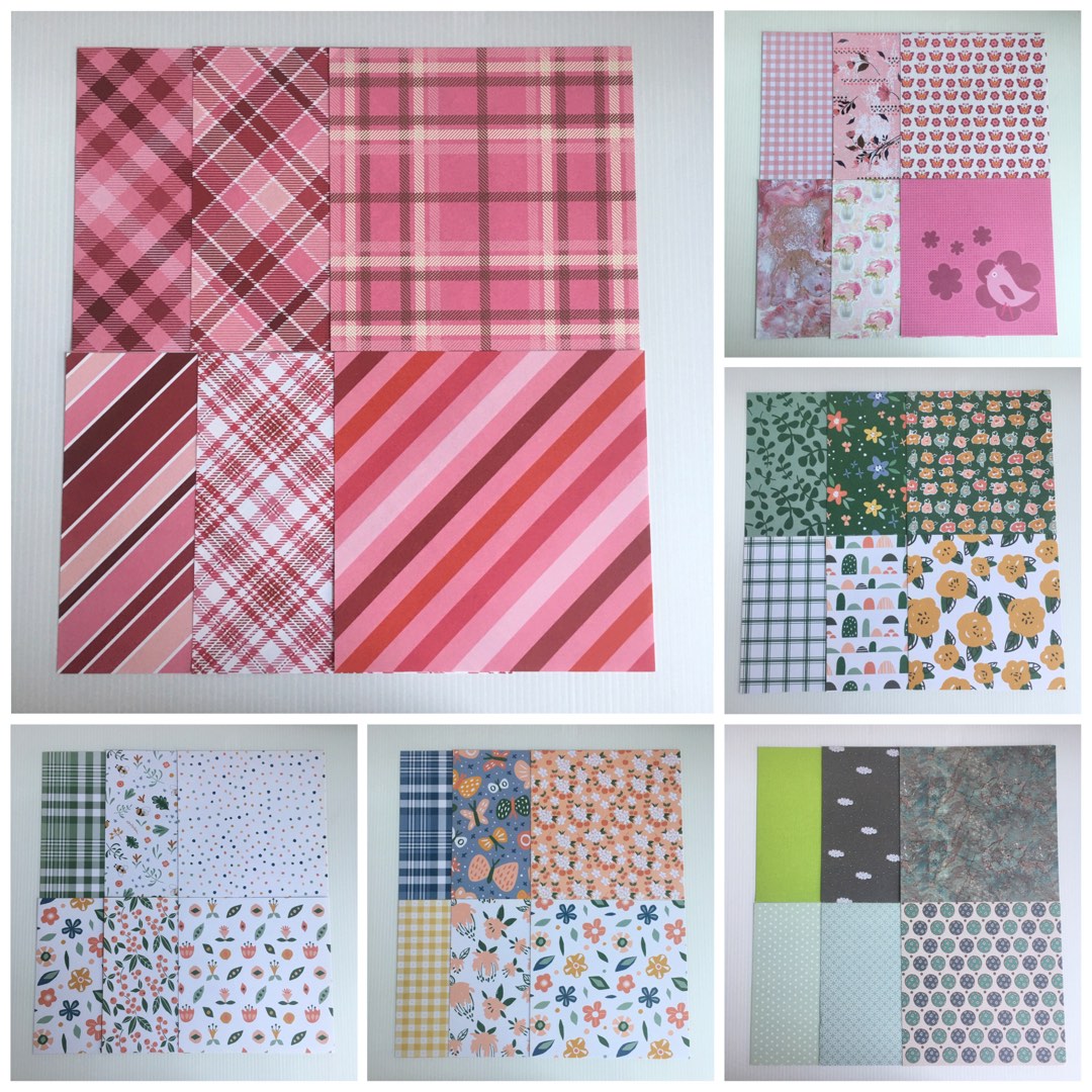 Patterned Paper Pack - Various Sets, Hobbies & Toys, Stationery & Craft ...