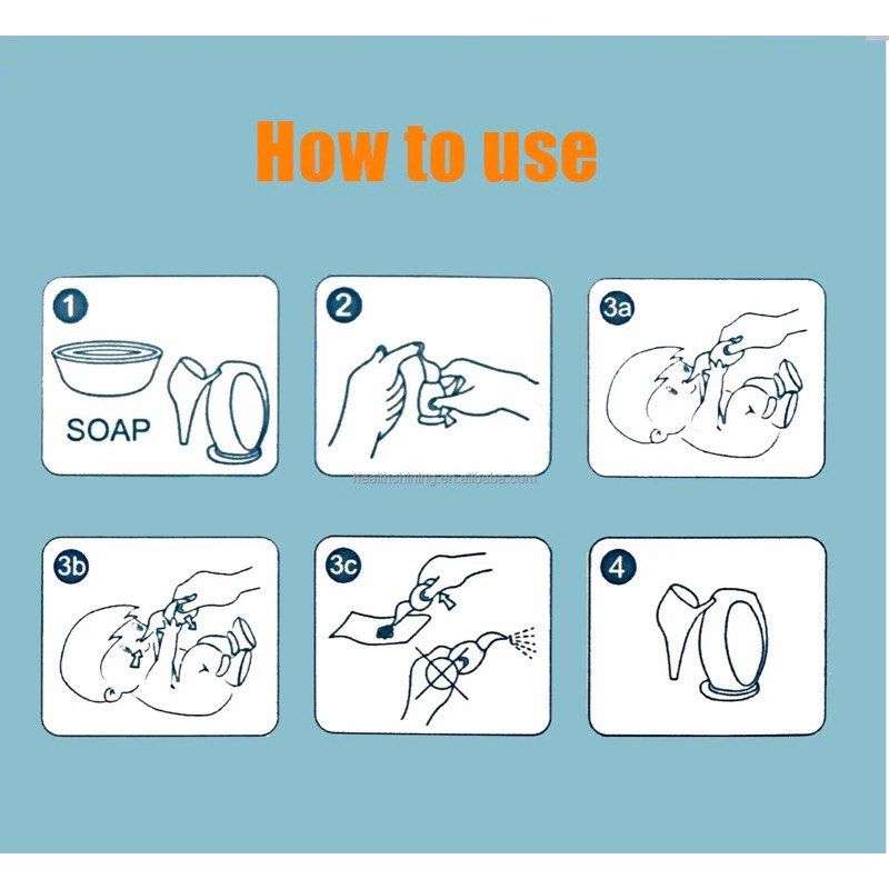 Penguin Food Grade Nasal Aspirator Suction For Babies, Babies & Kids ...