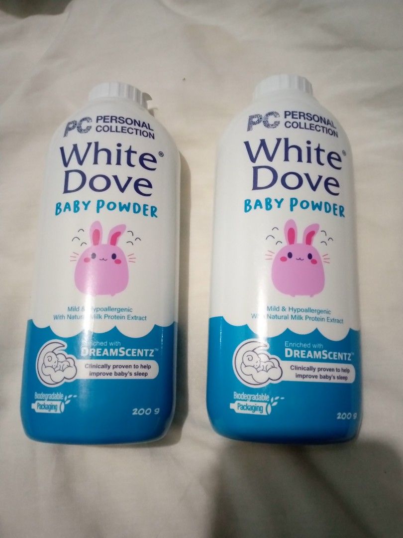 PERSONAL COLLECTION WHITE DOVE BABY POWDER, Babies & Kids, Bathing ...