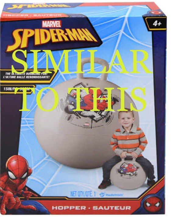 PL spidey bouncer ball, Hobbies & Toys, Toys & Games on Carousell