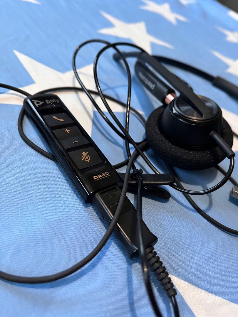 Plantronics DA80, Audio, Headphones & Headsets on Carousell