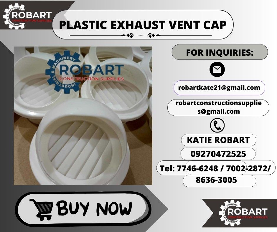 PLASTIC EXHAUST VENT CAP, Commercial & Industrial, Construction Tools ...