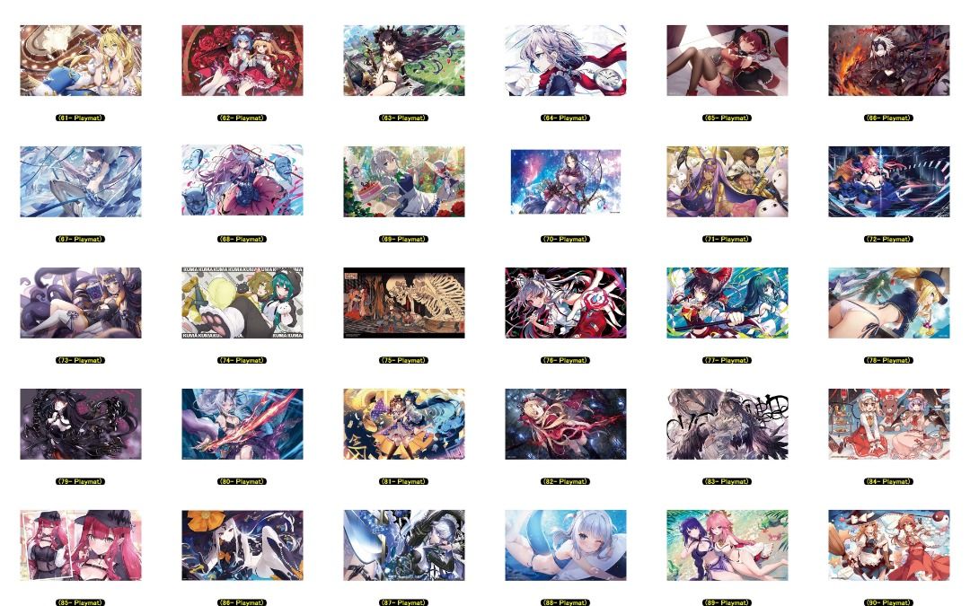 [PO till 2 Oct 2023-ityd ] Comiket sleeves playmat anime doujin fate ...