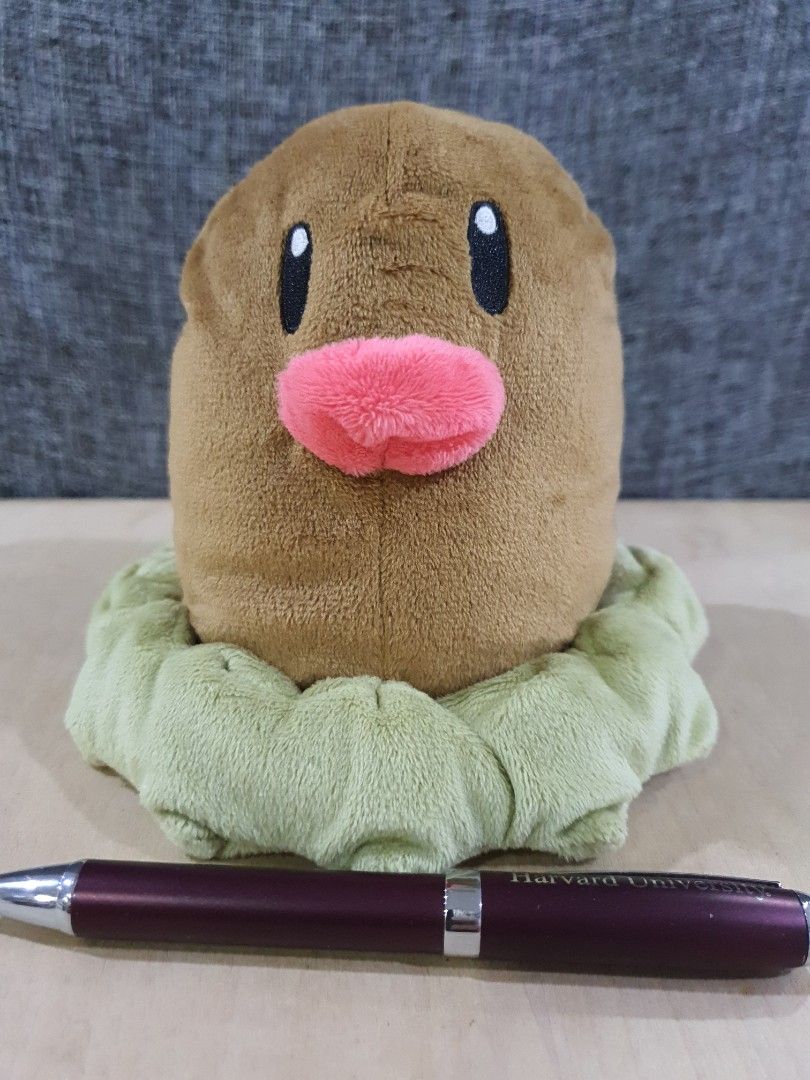 Pokemon Center Nintendo San-Ei Diglett Microbead plush 13cm, Hobbies ...