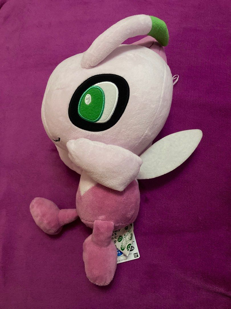 Pokemon the Movie: Shiny Celebi plush plushie, Hobbies & Toys, Toys ...