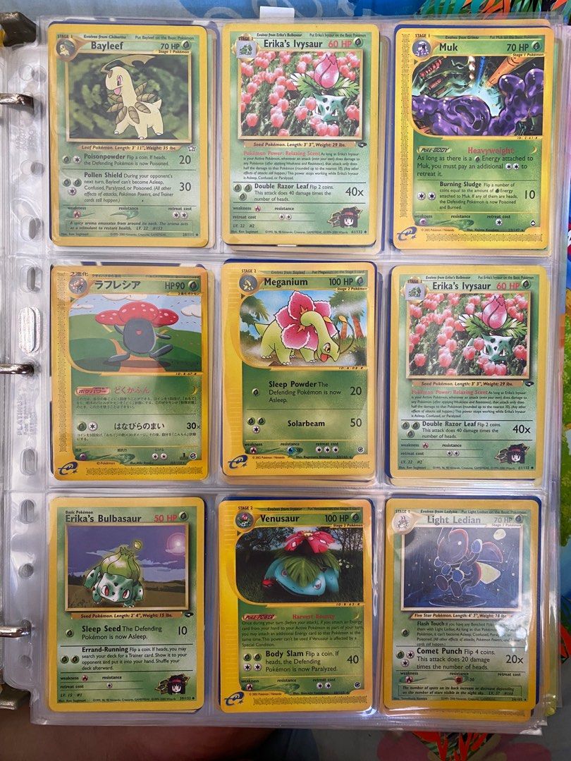 絕版Pokémon TCG base set E版 Pokemon Expedition Pokemon Fossil日版/英文版 ...