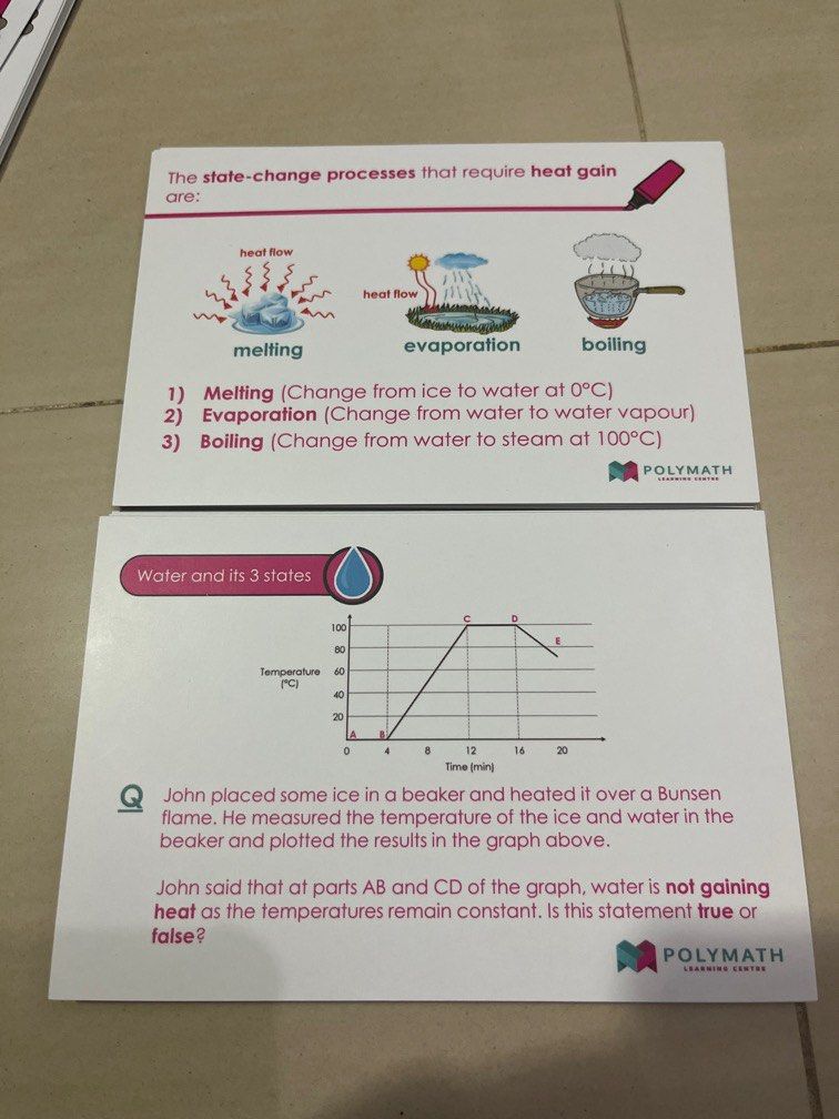 Polymath PSLE Science Flash Cards, Hobbies & Toys, Books & Magazines ...