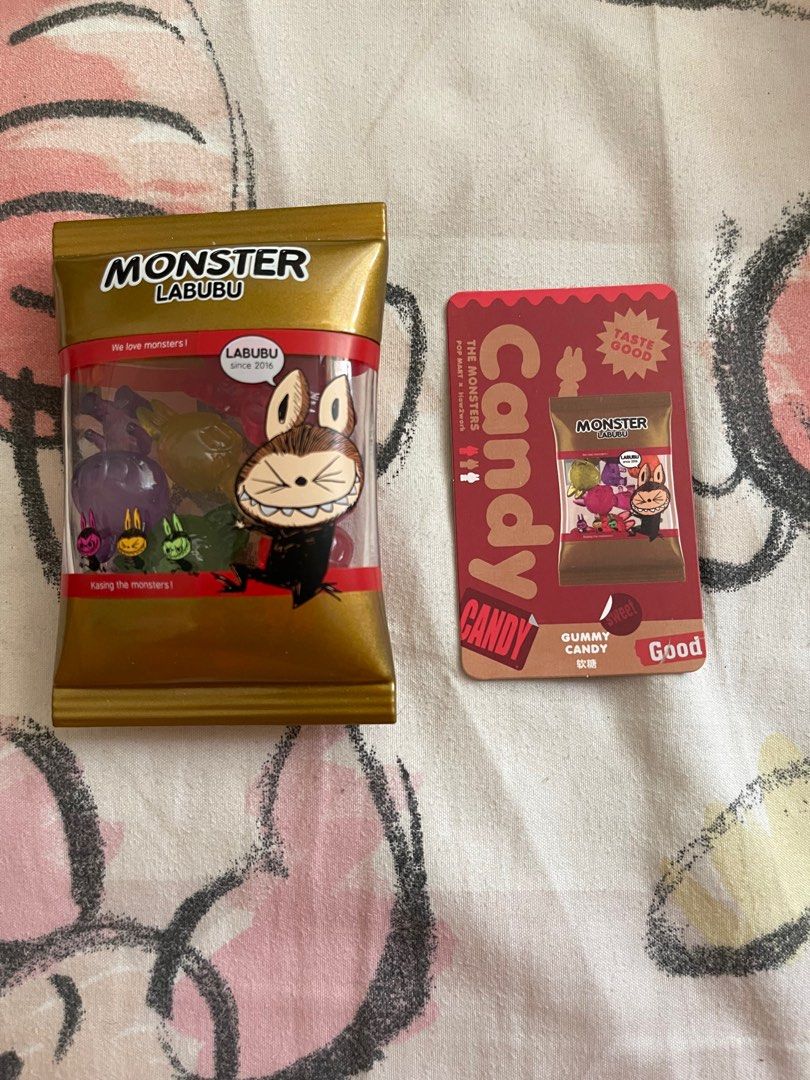 Pop mart LABUBU 糖果 candy 盲盒 小擺設（軟糖款）, 興趣及遊戲, 玩具 & 遊戲類 - Carousell