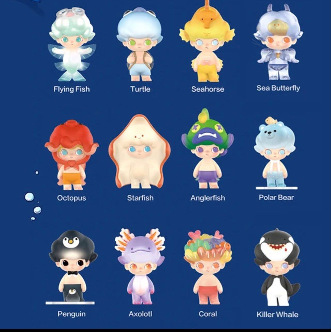 Popmart dimoo sea aquarium hacipupu growth diary, Hobbies & Toys, Toys ...