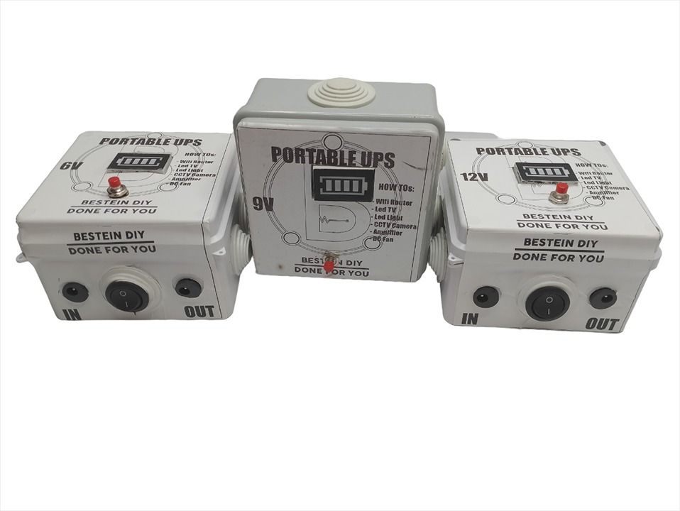 PORTABLE UPS BATTERY PACK 3S 2P, BEST FOR WIFI ROUTER, MODEM, LED LIGHT ...