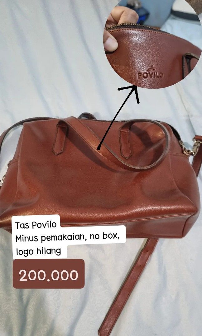 Povilo minus pemakaian, Fesyen Wanita, Tas & Dompet di Carousell
