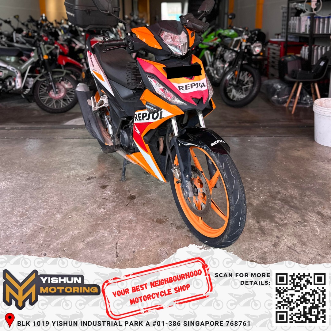 PRE OWNED HONDA RS150 ( USED UNIT HONDA RS 150 ) RS-150 | 150 | SINGAPORE | 150 CC | USED CLASS ...