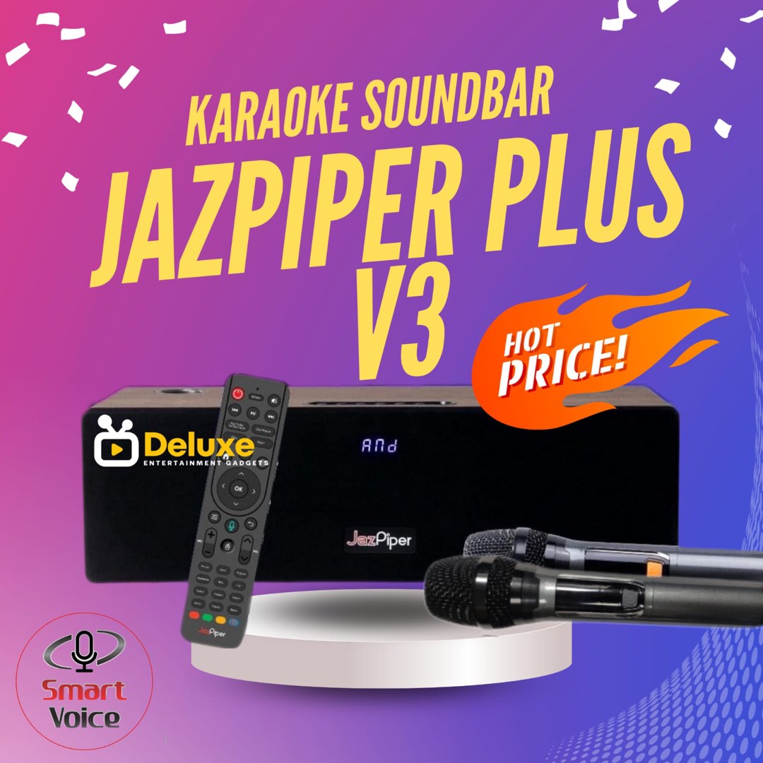 PROMO JAZPIPER PLUS VOICE VERSION 3 HOME KARAOKE SOUNDBAR, Audio, Soundbars, Speakers ...