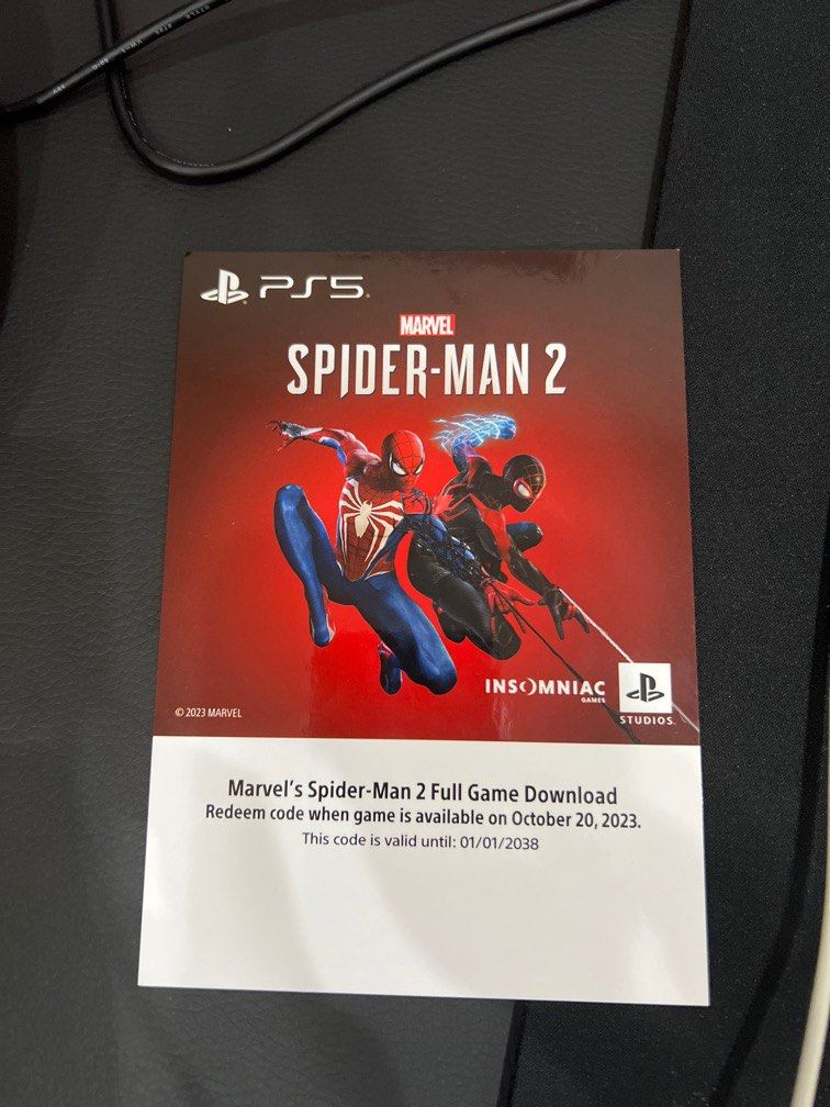 PS5 Spiderman 2 Digital Code, Video Gaming, Video Games, PlayStation on ...