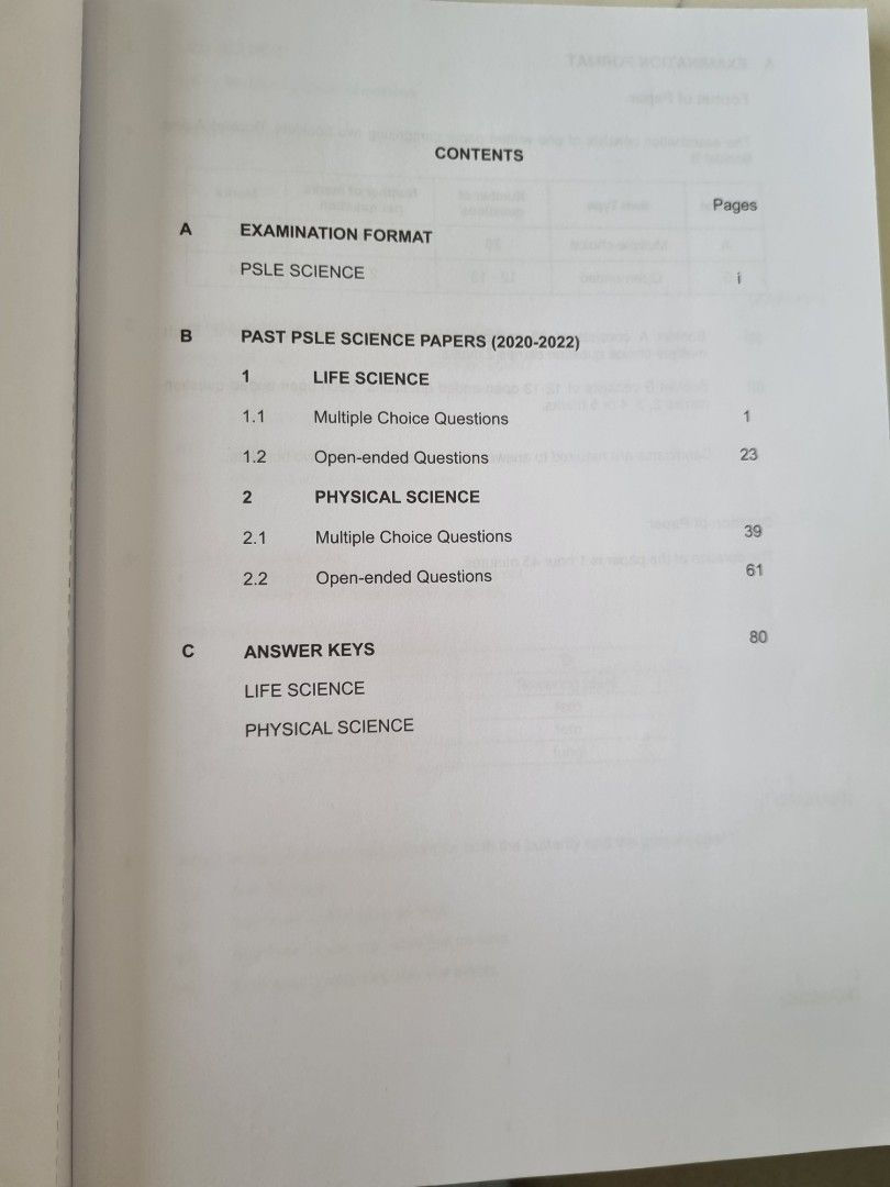 PSLE 2020-2022 TOPICAL MATH & SCIENCE, Hobbies & Toys, Books ...