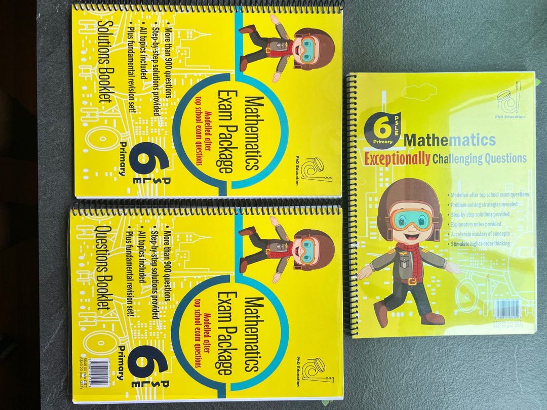 PSLE PHD maths books, Hobbies & Toys, Books & Magazines, Assessment ...
