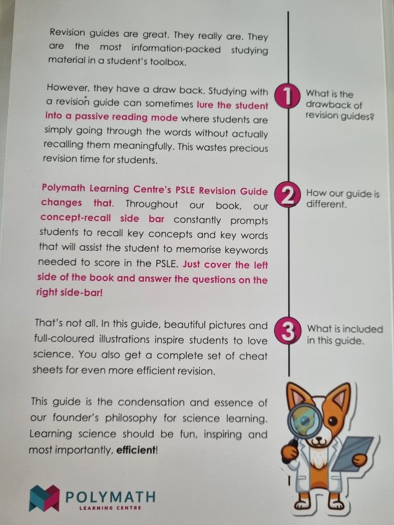 PolyMath PSLE Science GuideBook Latest PSLE Syllabus, Hobbies & Toys ...