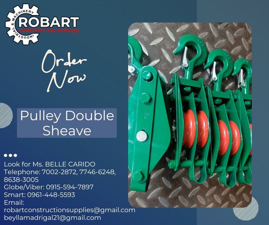 Pulley Green Single/Double Sheave, Commercial & Industrial ...